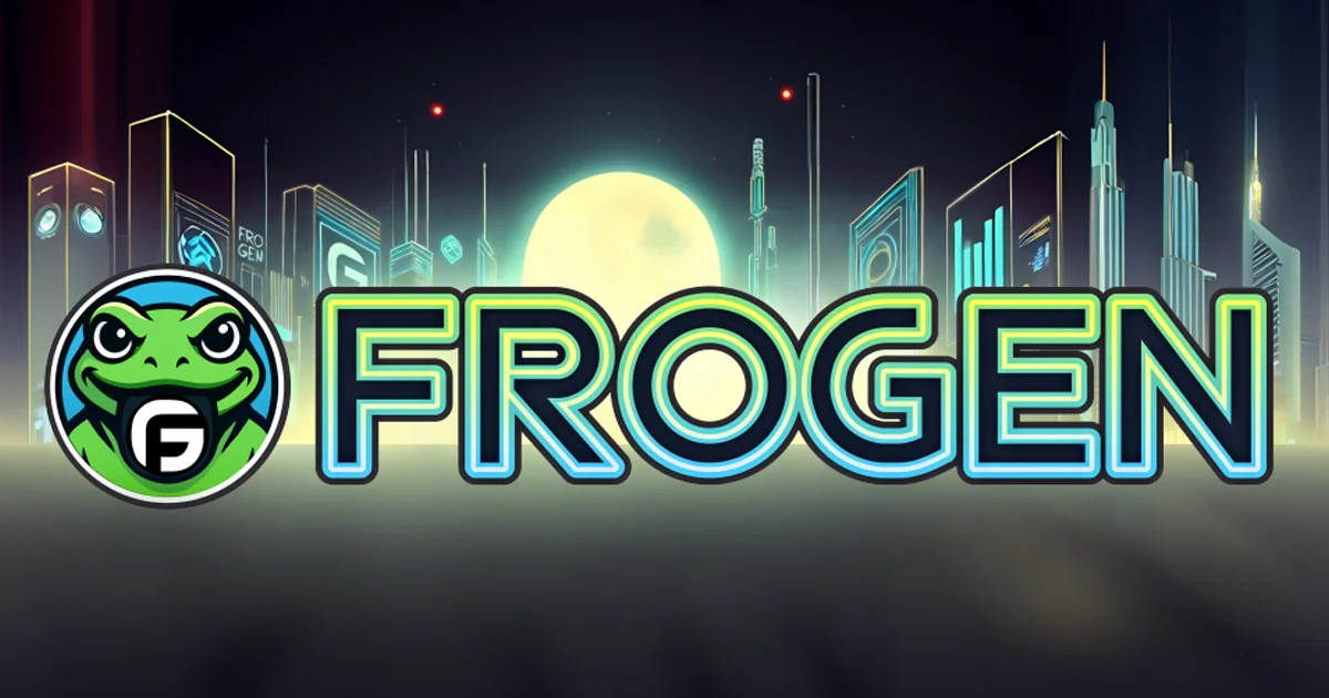 FROGEN – The First 100% Gasless Meme-Powered Token | $FGEN